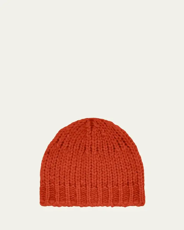 Gabriela Hearst Pacino Cashmere Knit Beanie - Antelope O