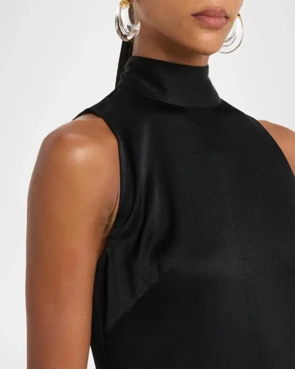 Kobi Halperin Jenkins Turtleneck High-low Midi Dress