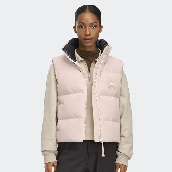 Canada Goose Grandview Cropped Vest - Vintage Rose
