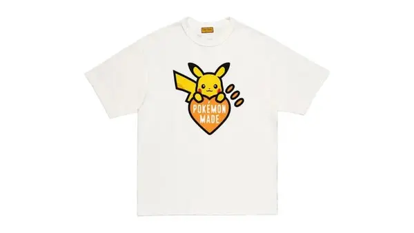 HUMAN MADE X Pokemon Graphic Pikachu Shibuya T-shirt - White
