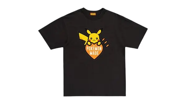 HUMAN MADE X Pokemon Graphic Pikachu Shibuya T-shirt - Black