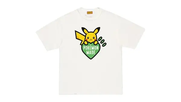 HUMAN MADE X Pokemon Graphic Pikachu 1928 T-shirt - White