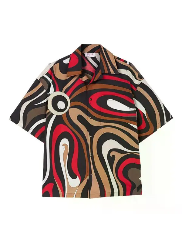 Emilio Pucci Marmo-print Shirt