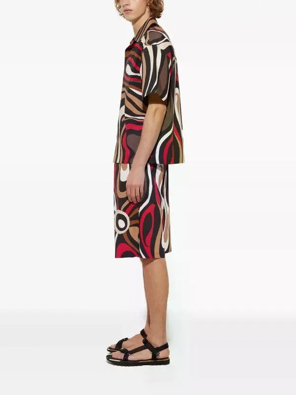 Emilio Pucci Marmo-print Shirt