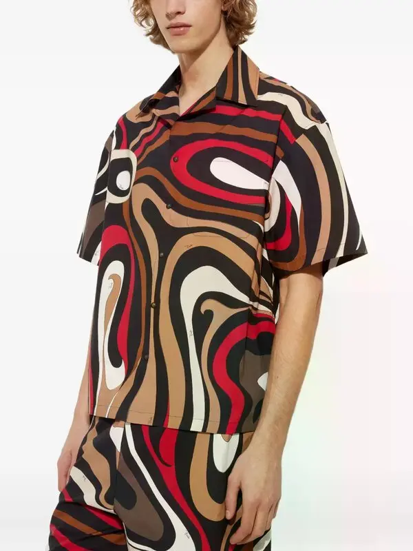 Emilio Pucci Marmo-print Shirt