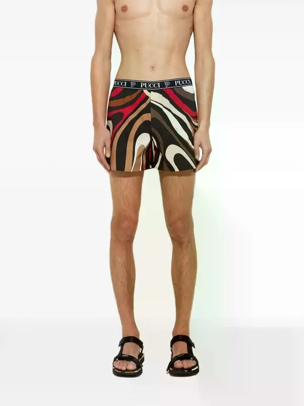 Emilio Pucci Marmo-print Boxers