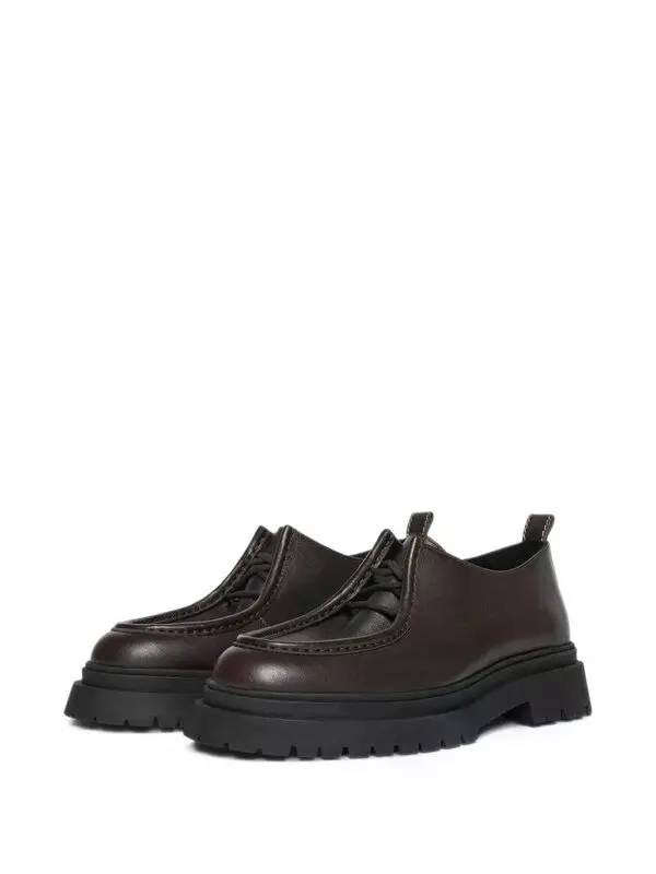 Manière De Voir Leather Lace-up Shoes - Brown