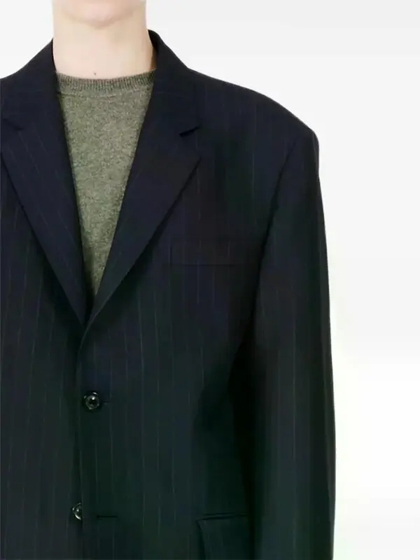 MAISON MARGIELA Pinstripe Single-breasted Blazer