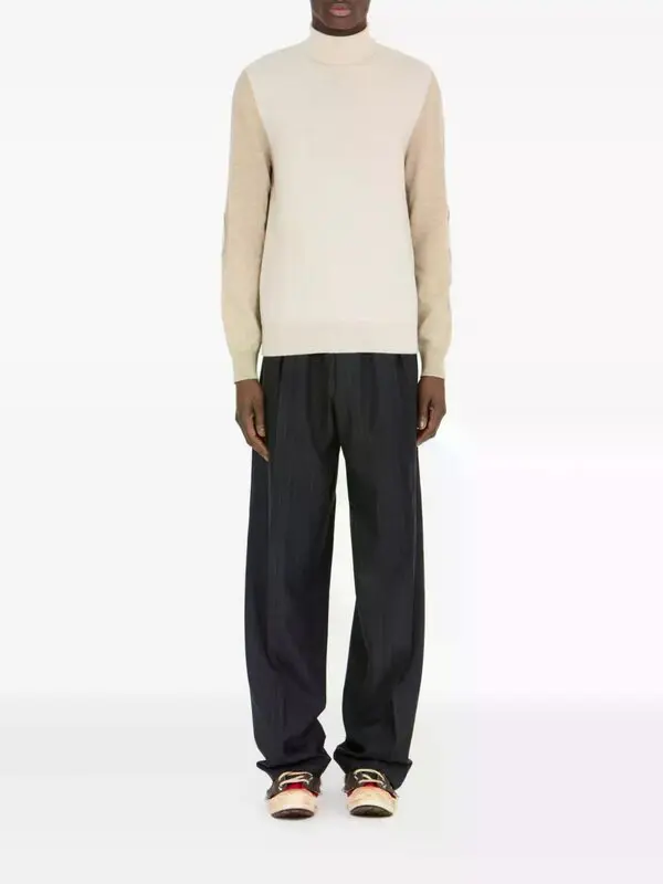 MAISON MARGIELA Two-tone Turtleneck Sweater