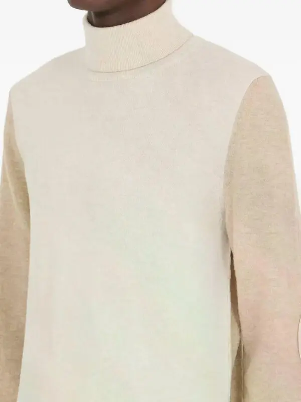 MAISON MARGIELA Two-tone Turtleneck Sweater