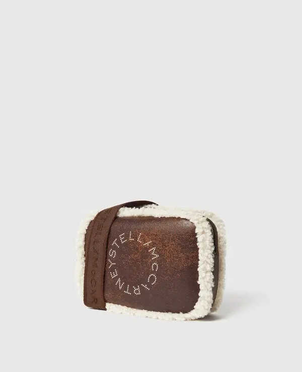 Stella McCartney Logo Plush-lined Fanny Pack - Espresso