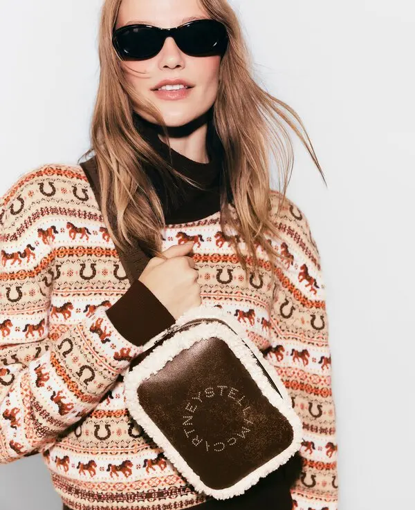 Stella McCartney Logo Plush-lined Fanny Pack