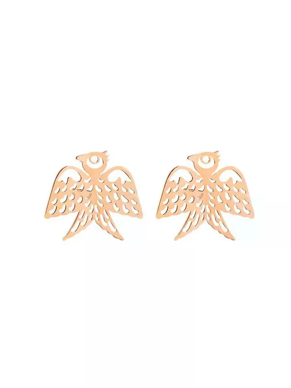Ginette Ny Georgia Bird Stud Earrings - Gold