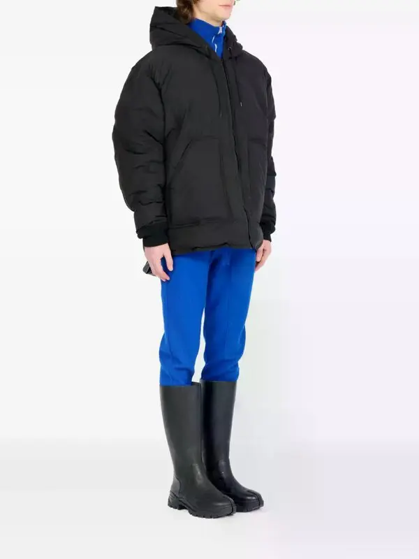 MAISON MARGIELA Hooded Padded Jacket - Black