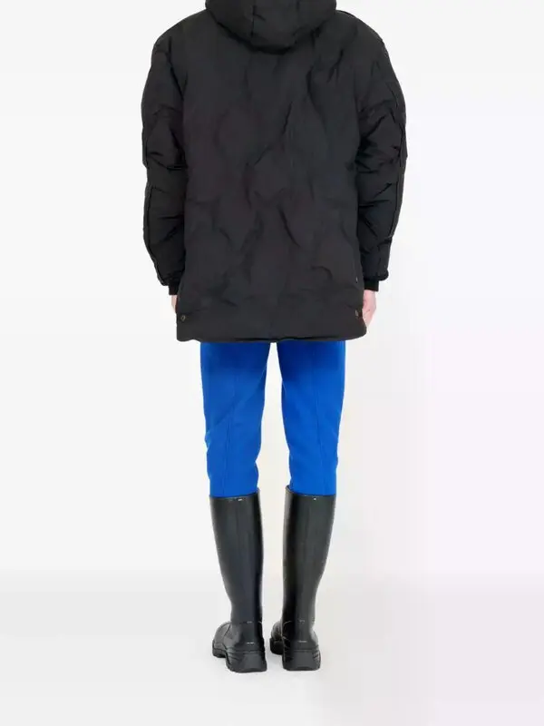 MAISON MARGIELA Hooded Padded Jacket - Black