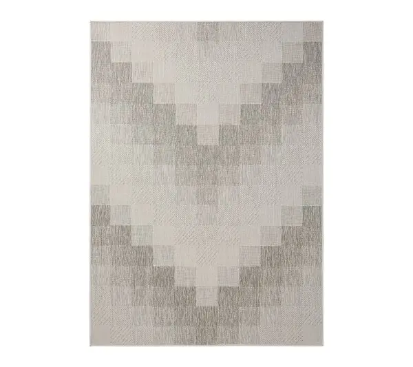 Nicole Miller Nmny Patio Country Ombre Chevron 8x10 Indoor/ou Tdoor Rug - One-color
