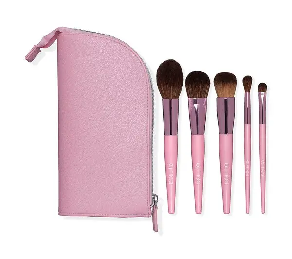DOLL 10 Seas The Day 5pc Vegan Brush Collection W/travel Case - One-color