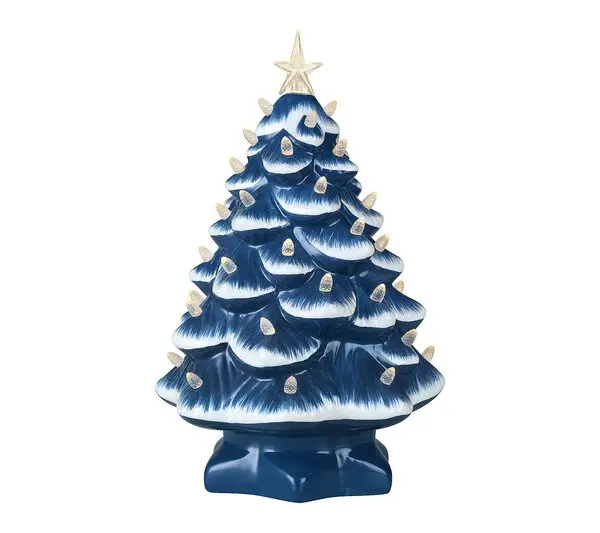 MR. CHRISTMAS 14in Nostalgic Ceramic Tree - One-color