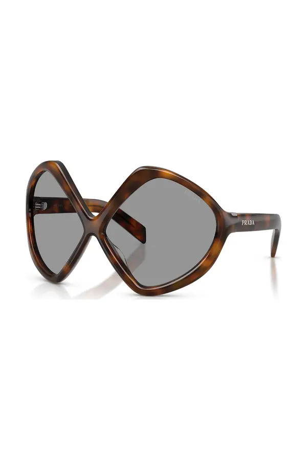 Prada Irregular Tortoise Sunglasses - Grey