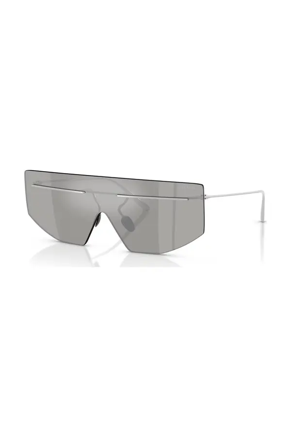 Prada Irregular Metal Frame Sunglasses - Grey
