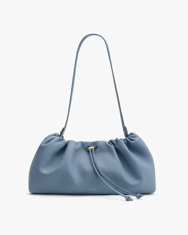 Cuyana Dia Lambskin Leather Bag - Azure