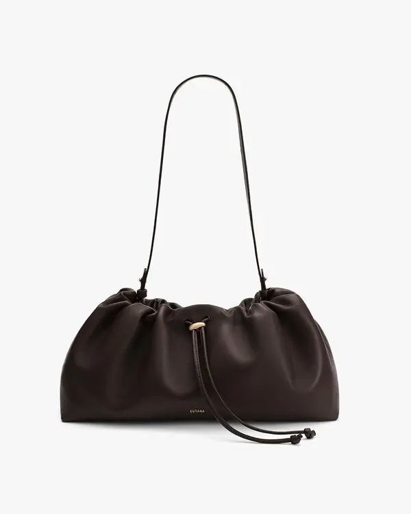 Cuyana Dia Lambskin Leather Bag - Mocha