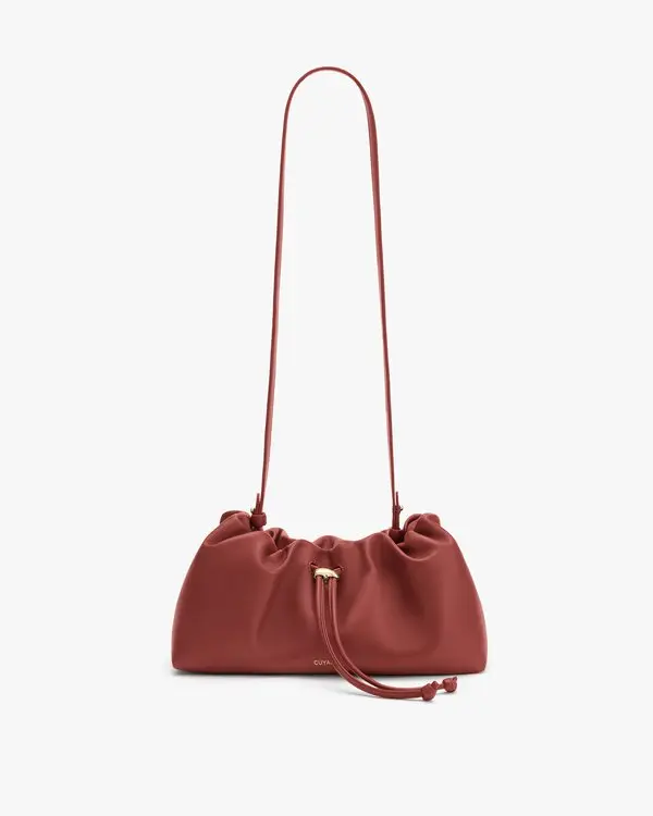 Cuyana Mini Dia Bag - Dark Terracotta