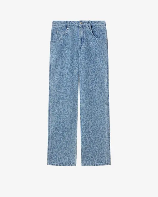 MARANT ETOILE Brinsa Straight-cut Pants - Blue