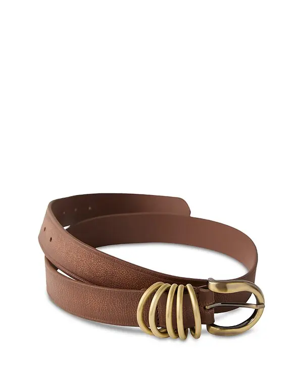 Free People Rori Leather Belt - Cognac