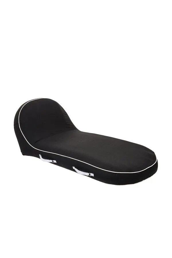 BUSINESS & PLEASURE Pool Lounger Inflatable In Black - Rivie Black