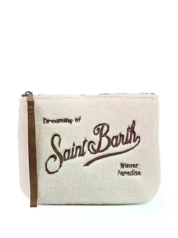 MC2 SAINT BARTH Logo-motif Pouch - Neutrals