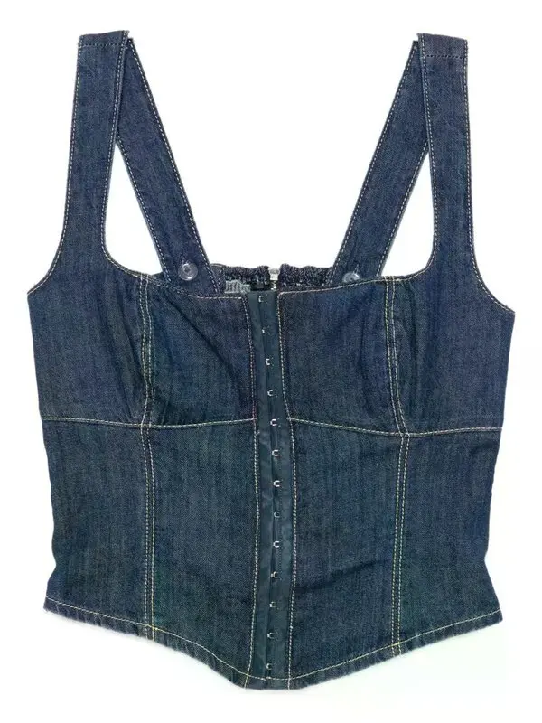 REFORMATION Tagliatelle Denim Top - Els
