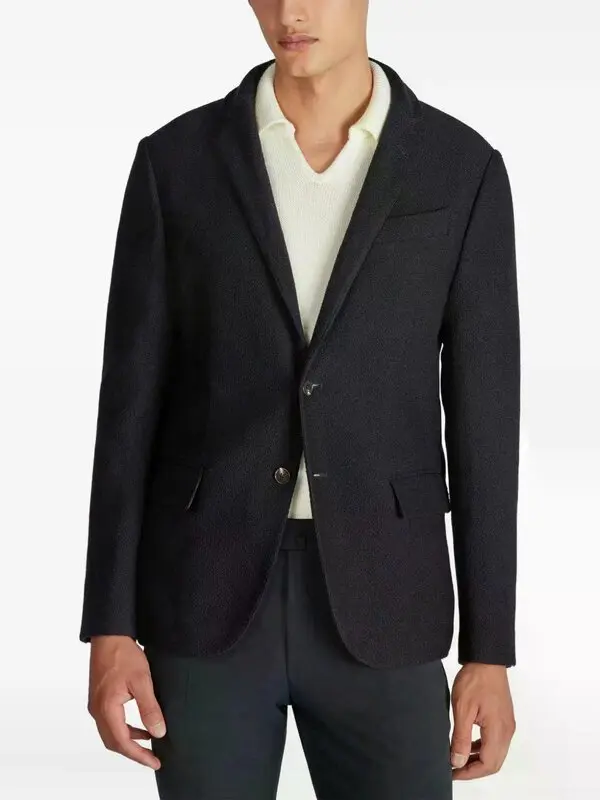 ZANONE Single-breasted Wool Blazer