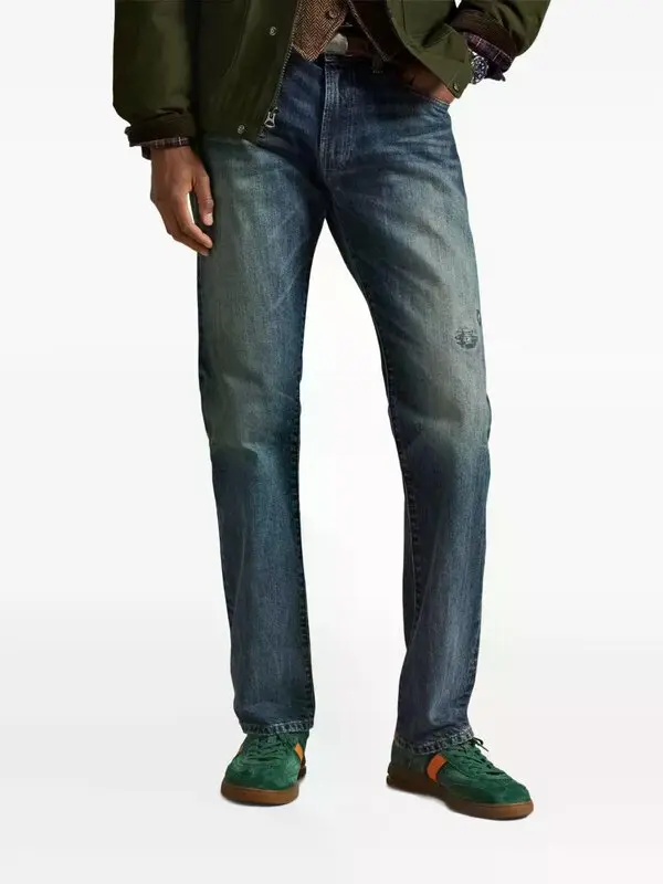 Polo Ralph Lauren Repaired-detail Cotton Jeans