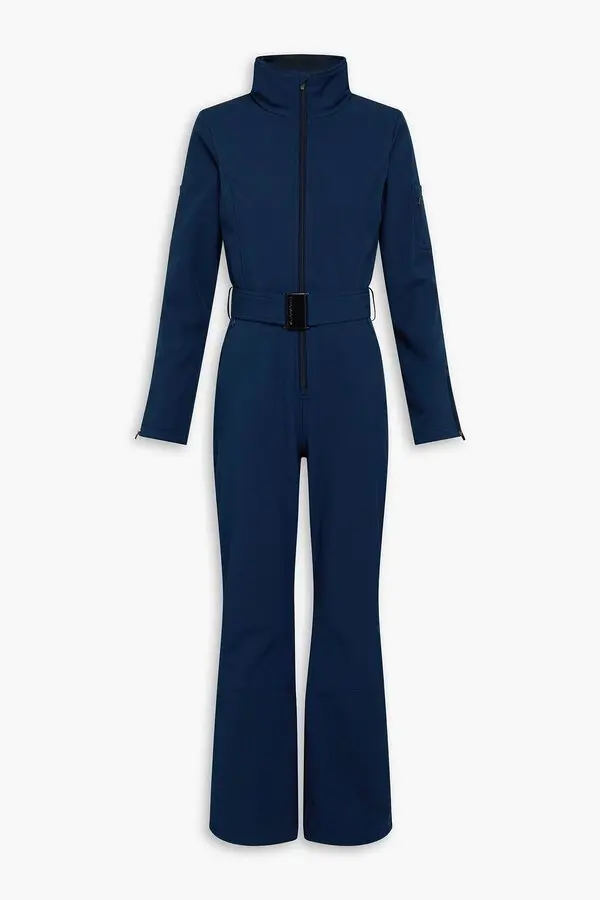 WE NORWEGIANS Tyin Belted Softshell Ski Suit - Navy