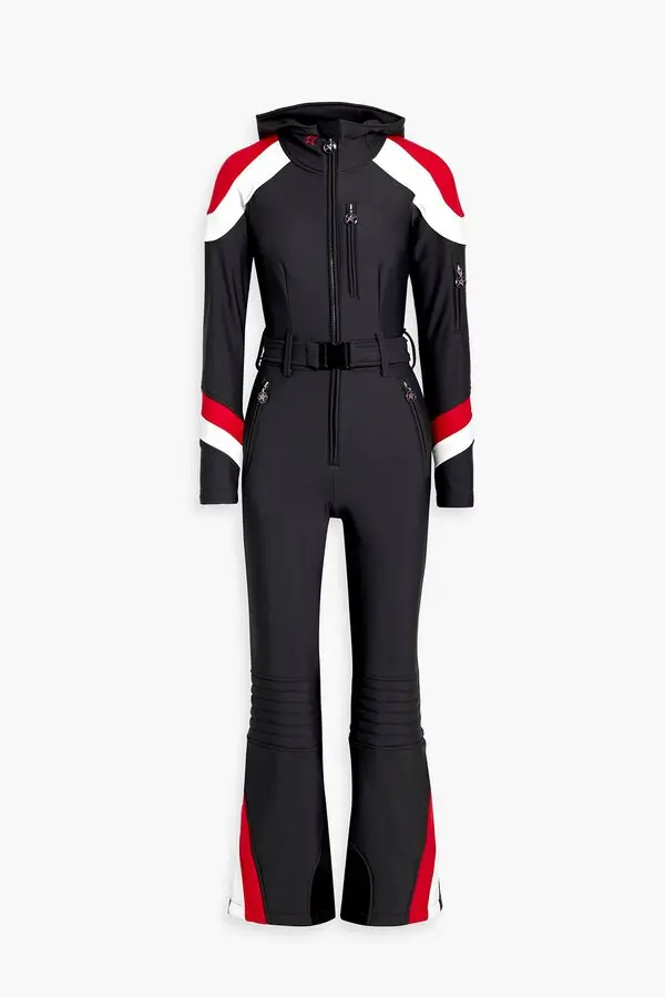 Perfect Moment Allos Striped Stretchshell Ski Suit