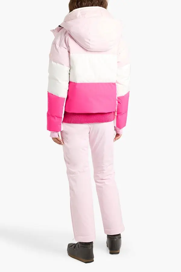 Bogner Villa Colorblock Quilted Down Ski Jacket