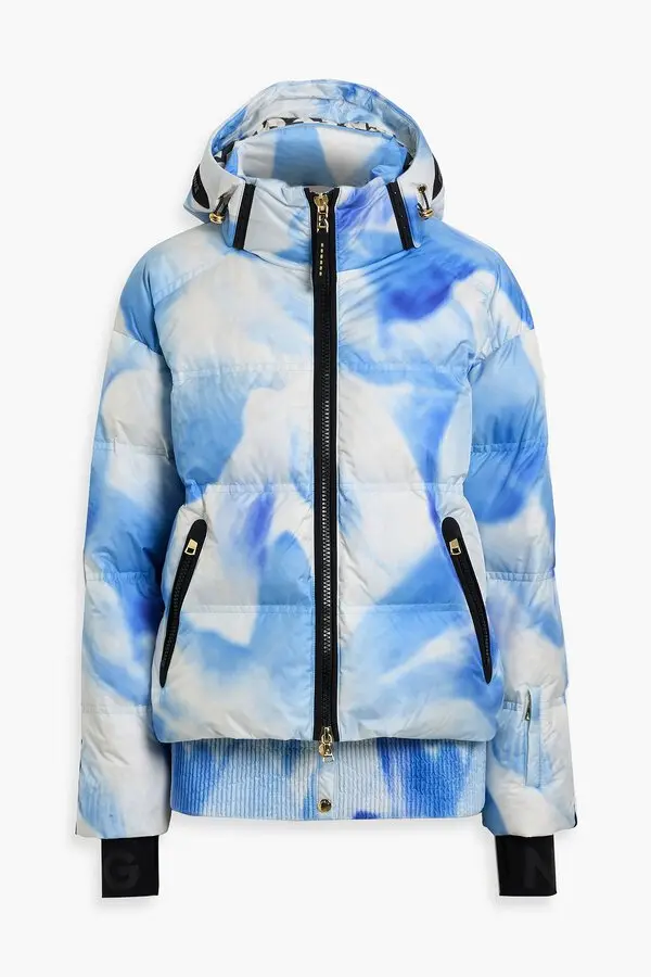 Bogner Printed Quilted Down Ski Jacket