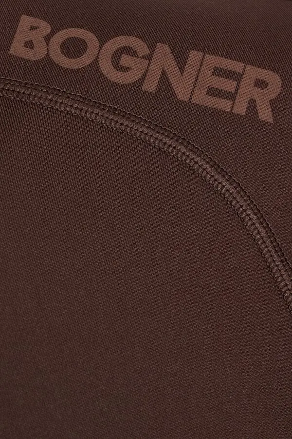 Bogner Medita Stretch Half-zip Base Layer - Chocolate