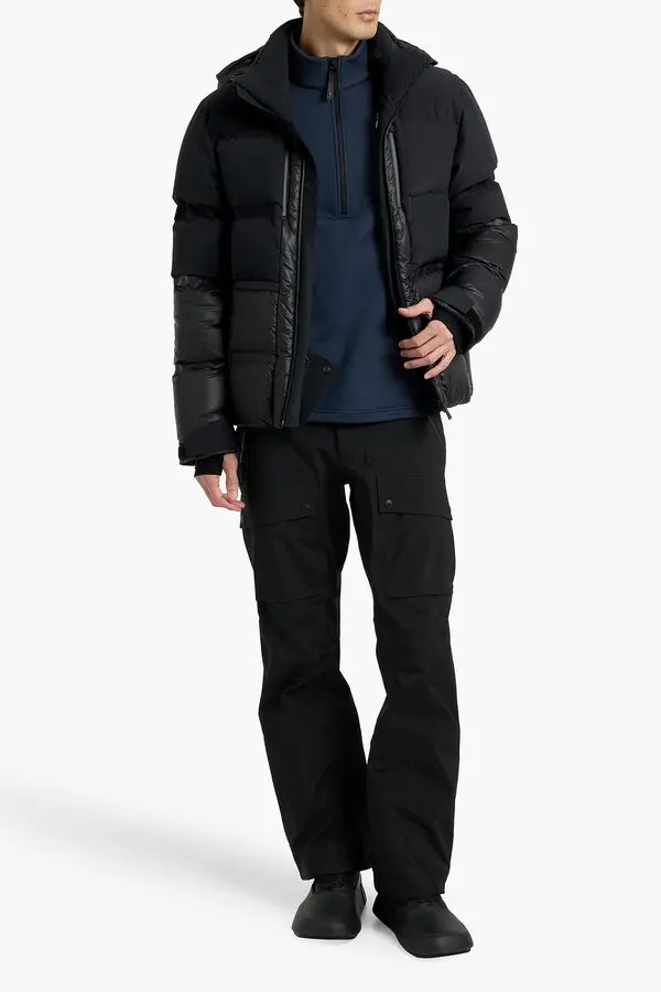 Aztech Mountain Super Nuke Quilted Down Ski Jacket - Black