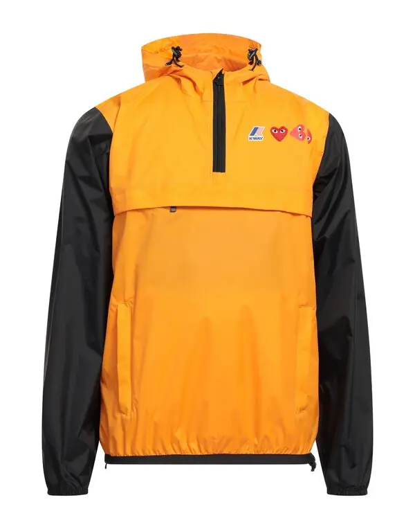 COMME DES GARÇONS PLAY X K-WAY Polyamide Jacket - Orange