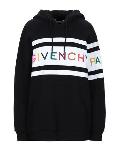 Givenchy Striped Logo Hooded Sweatshirt