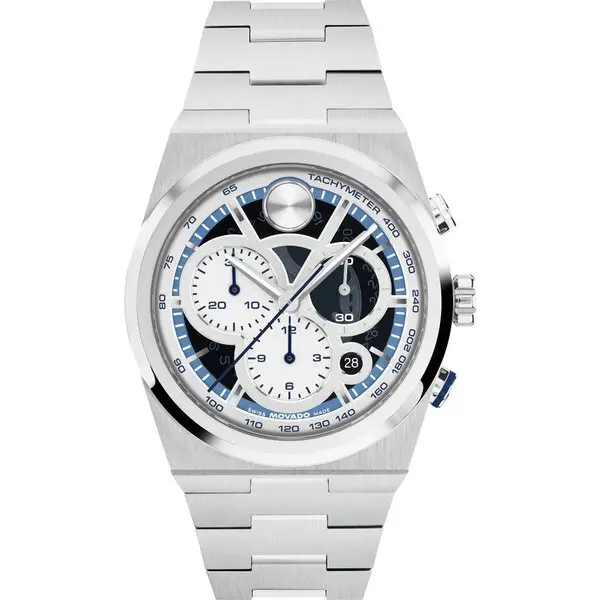 Movado Chronograph Bracelet Watch - Blue