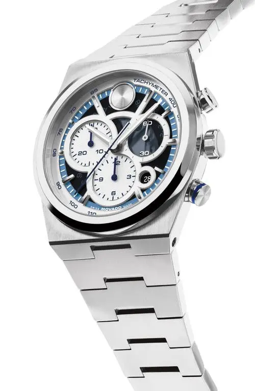 Movado Chronograph Bracelet Watch - Blue
