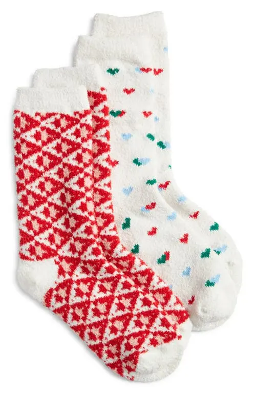 Nordstrom Assorted 2-pack Crew Socks - Festive Fun