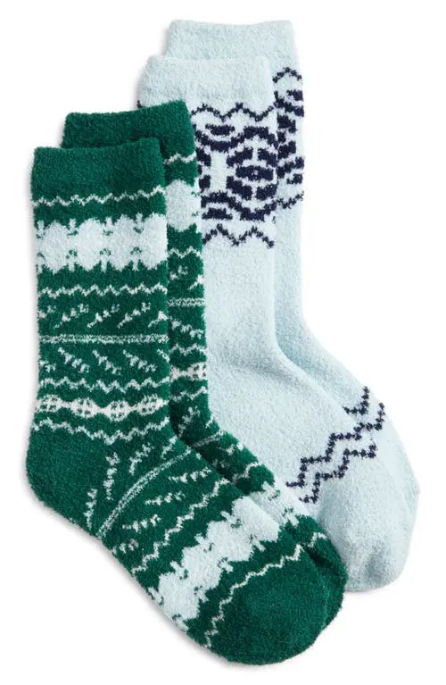 Nordstrom Assorted 2-pack Crew Socks - Winter Fairisle