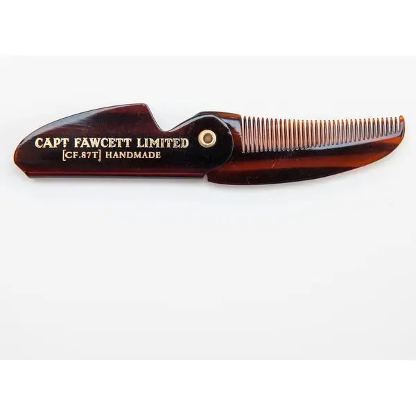 CAPTAIN FAWCETT Folding Pocket Moustache - Comb