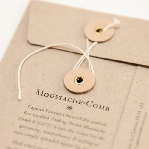 CAPTAIN FAWCETT Folding Pocket Moustache