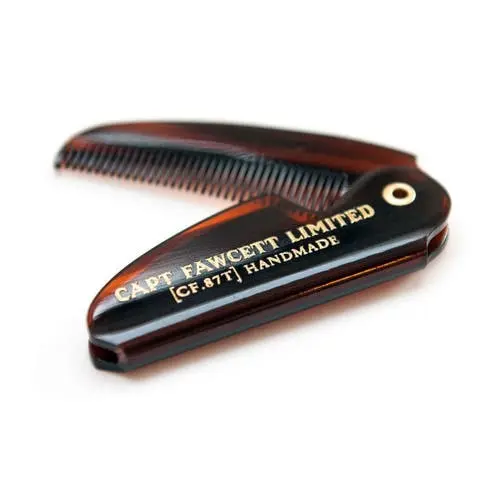 CAPTAIN FAWCETT Folding Pocket Moustache