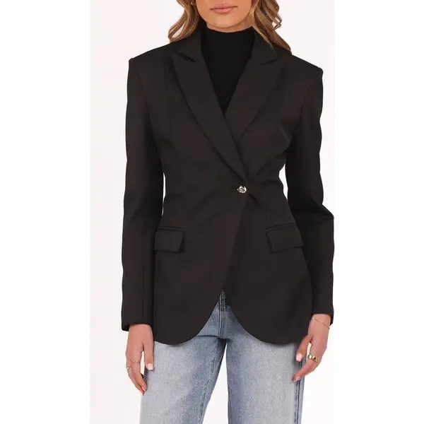 PETAL & PUP Danity Single-button Blazer